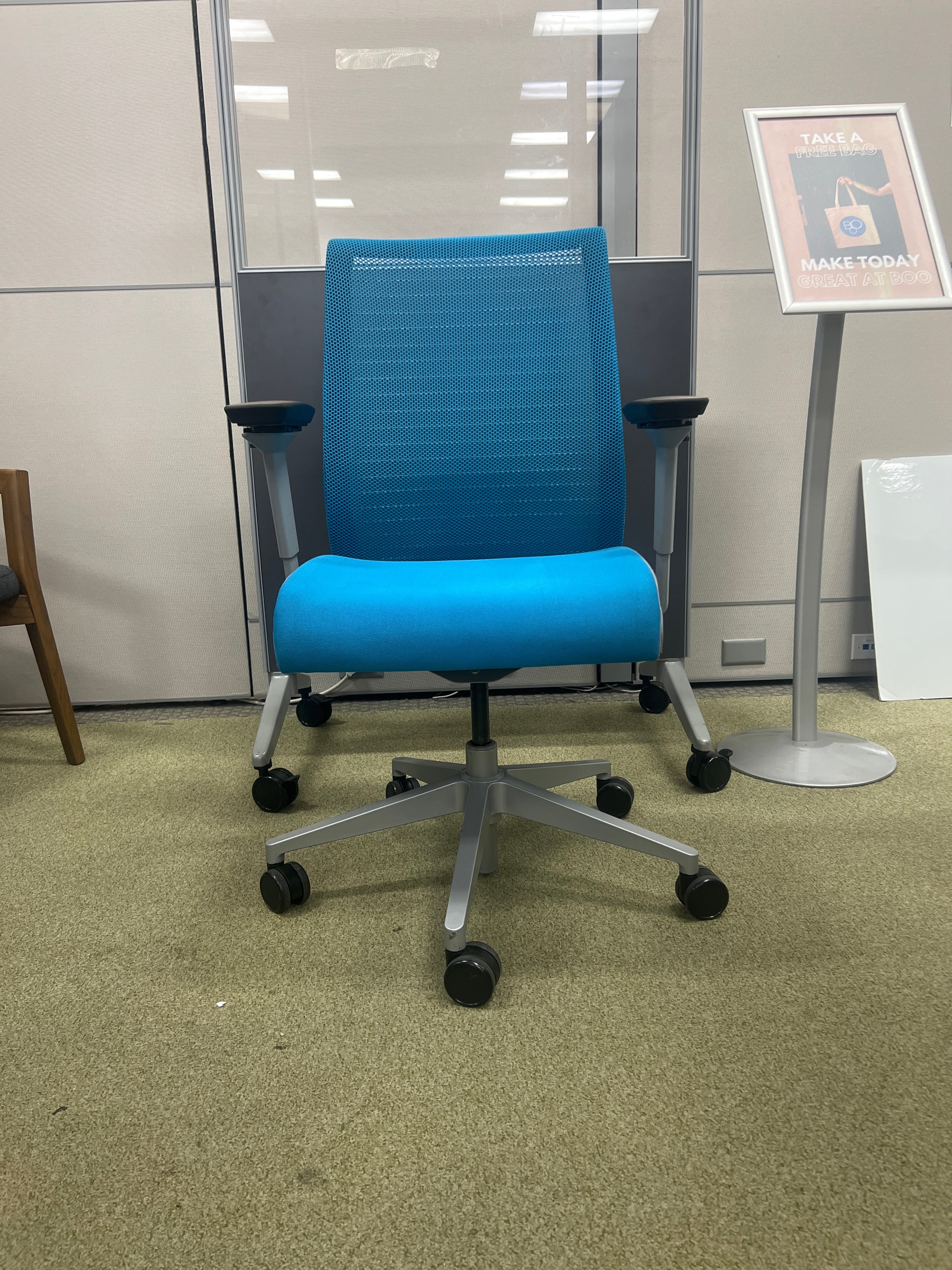 Blue Steelcase Think